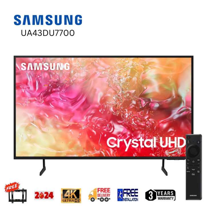 SAMSUNG 43 inch Crystal UHD 4K Smart Led Tv UA43DU7700 | Daraz.com.np
