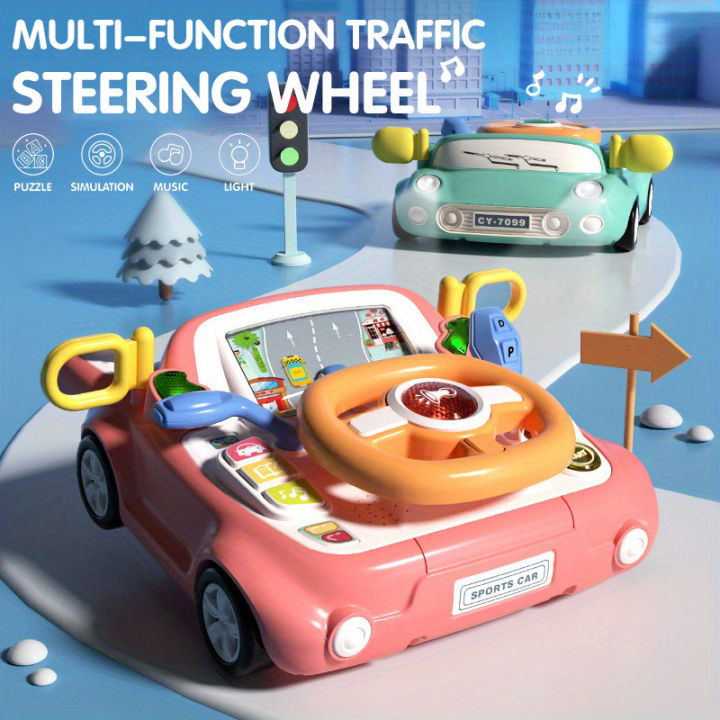 Electric Steering Wheel Simulation Driving Car Light Musical ...