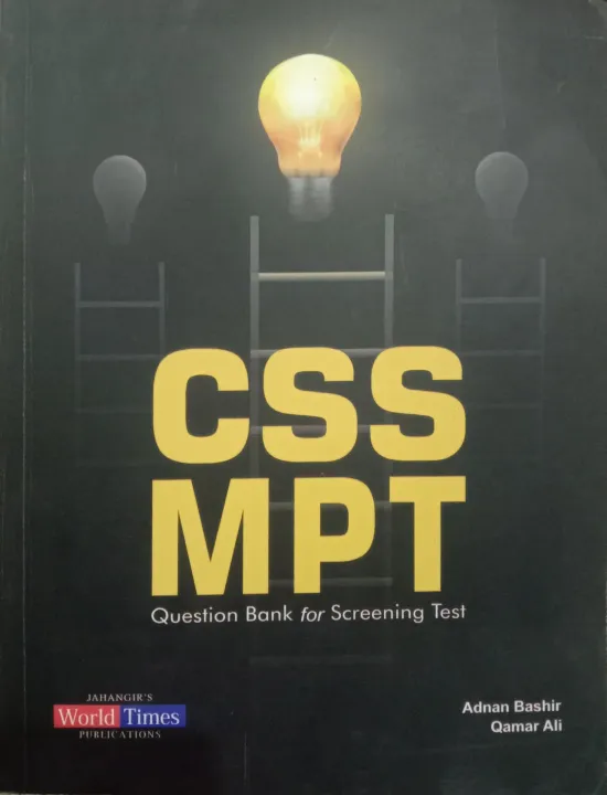 CSS MPT Question Bank for Screening Test By Adnan Bashir Qamar Ali ...