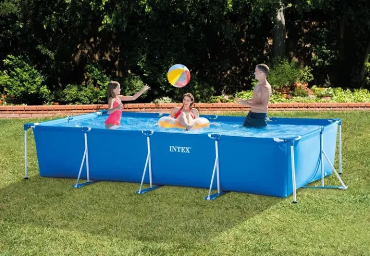 Rectangular Intex Outdoor Swimming Pools For Child And Adult Play, Fun ...