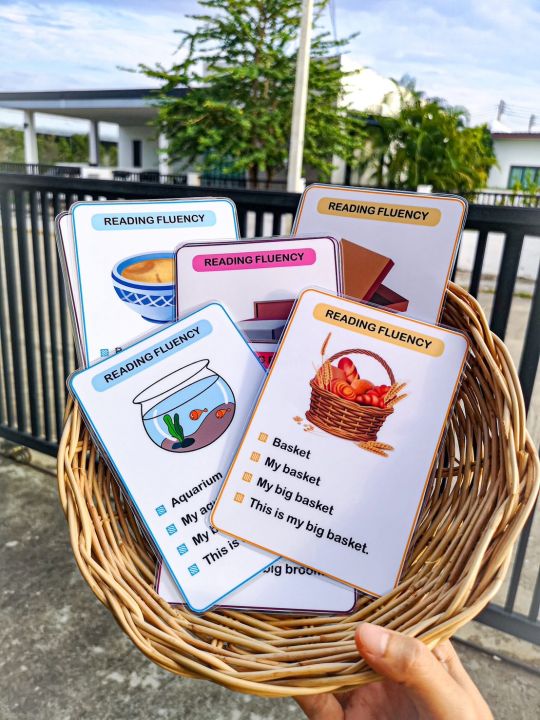 Flash card card word reading fluency 1 set 64 sheets media learning ...