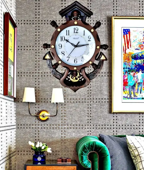 Amazing Solace Pendulum Wall Clock For Decoration | Daraz.com.np