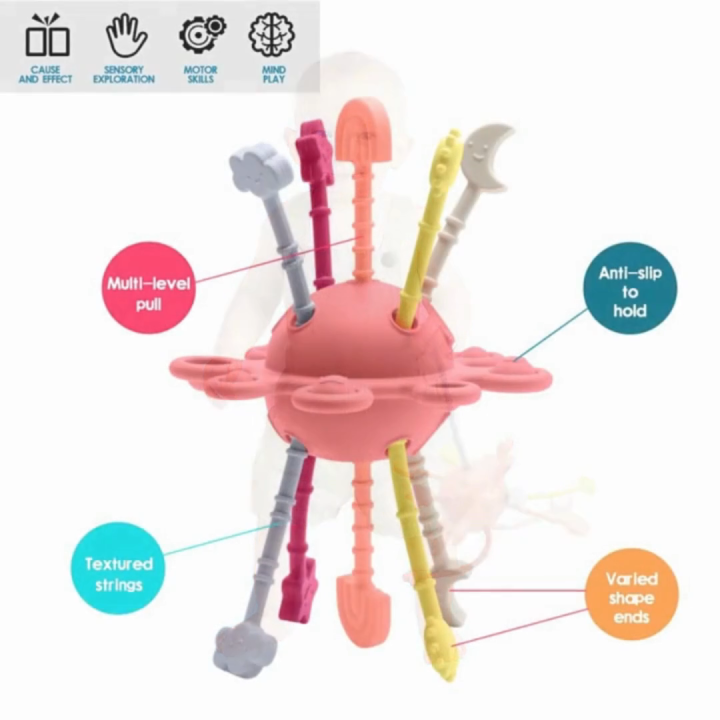 Montessori Sensory Development Educational Baby Toy - Safe Teething ...