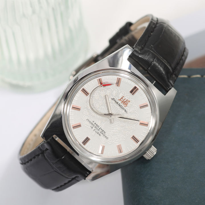 Shanghai 36MM Hand-Wind Mechanical Watch 7120 Waterproof china Watch ...