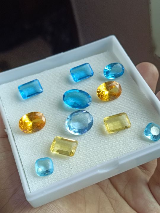 Blue Topaz Stone/ BLUE TOPAZ GEMSTONE/ Beautifull Stone. | Daraz.pk