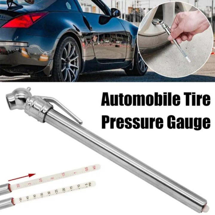 Portable Universal Tire Air Pressure Gauge Pen Checker System Vehicle ...