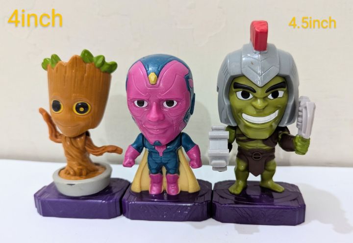 McDonald's marvel action figures characters imported quality | Daraz.pk