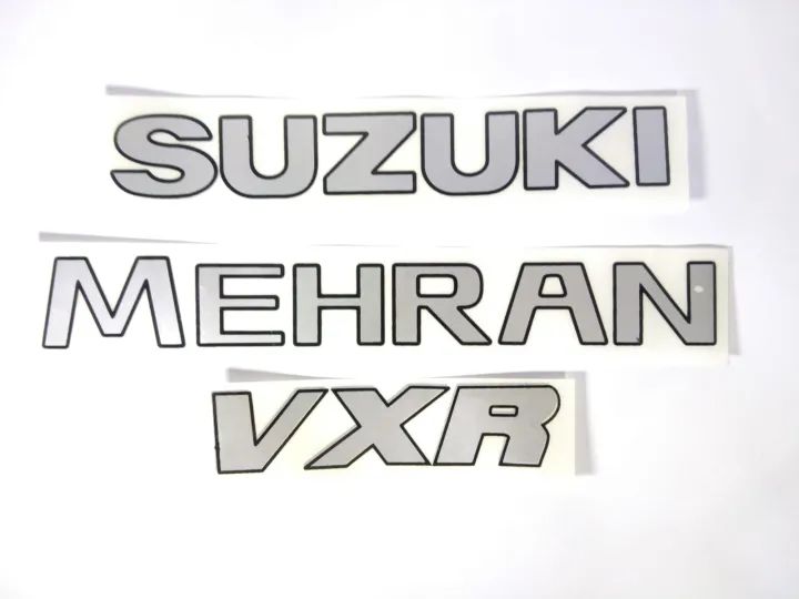 Suzuki Mehran VXR Sticker For Car Rear trunk | Daraz.pk