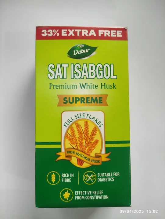 Sat Isabgol – Natural Digestive Fiber (Psyllium Husk) Natural Digestive ...
