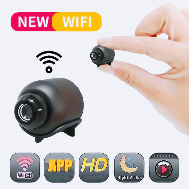Smart Home Security Camera Small CCTV Night Vision Motion Detection ...
