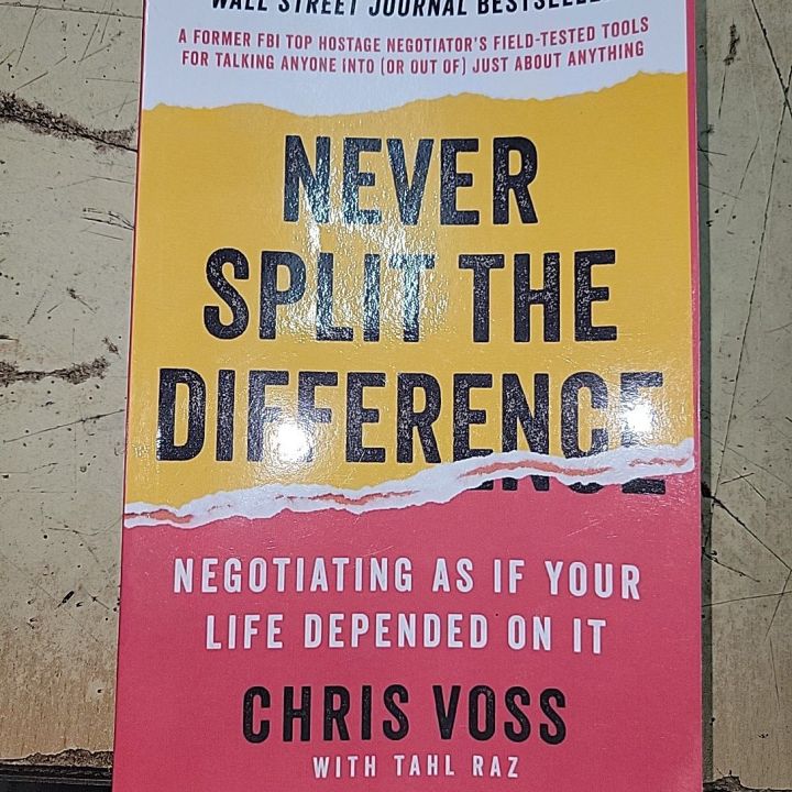 Never Split The Difference By Chris Voss | Daraz.com.bd