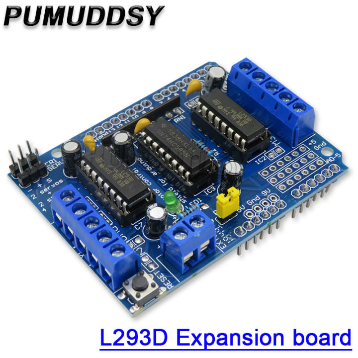 L293D Motor Drive Shield Dual For Arduino Duemilanove Module, Motor Drive Expansion Board Motor ...