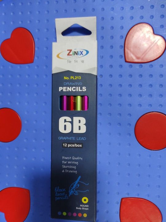 6B Drawing Pencils of 12 pieces Box | Daraz.com.bd