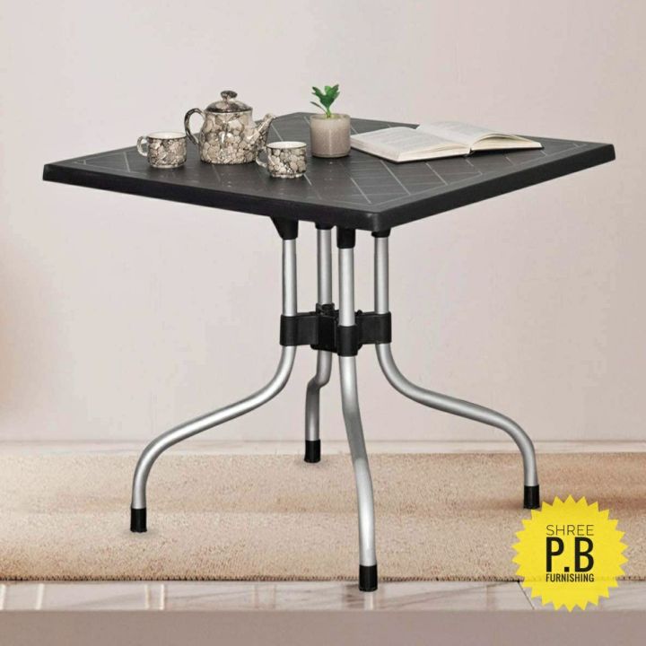 Supreme Olive Square Foldable Table With Sturdy Aluminum Legs | Daraz ...