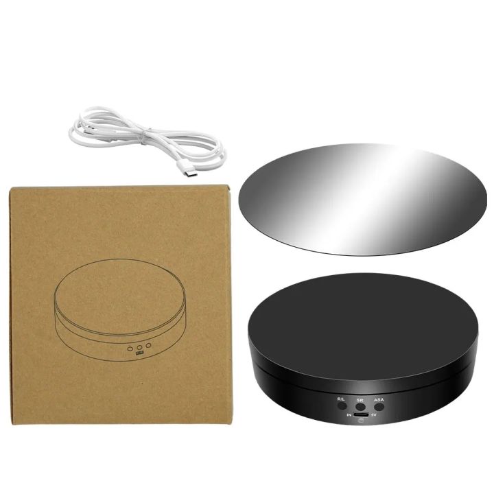 Motorised Rotating Mirror Display Stand,360 Degree Turntable, Jewellery ...