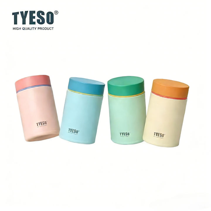 Tyeso 260ml Thermoses Stainless Steel Thermal Insulated Food Jar Lunch ...