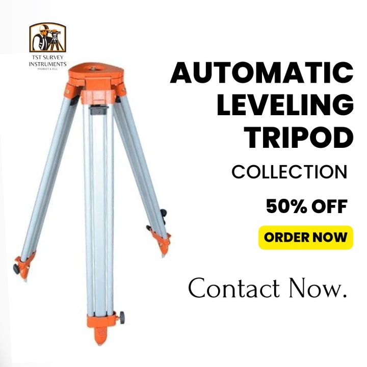 ALUMINUM Tripod For AUTOMATIC LEVELING MACHINE | Daraz.com.bd