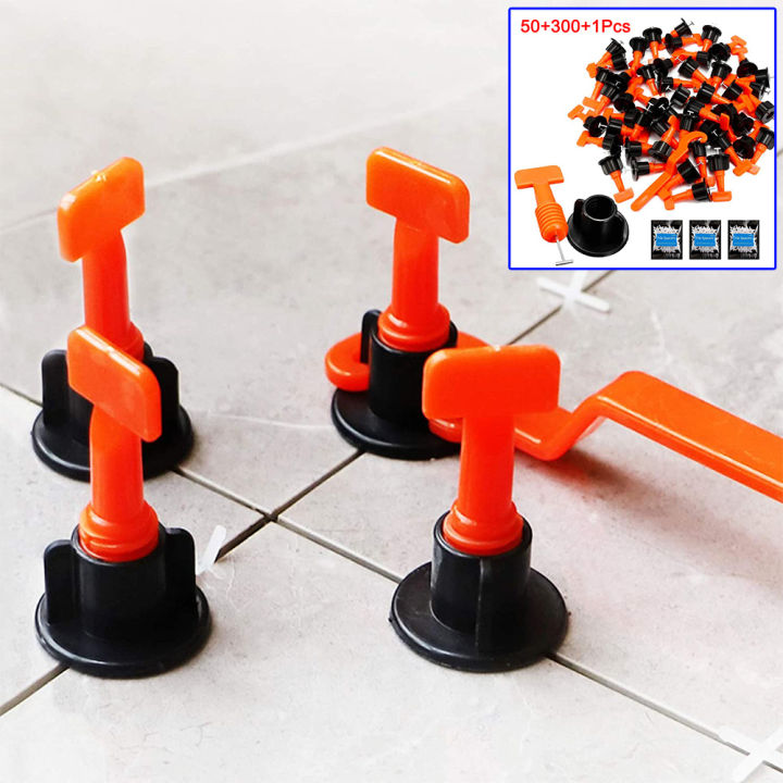 Reusable Floor Tile Leveling System Clips Spacers Porcelain Ceramic Leveler Kit For Tile Laying