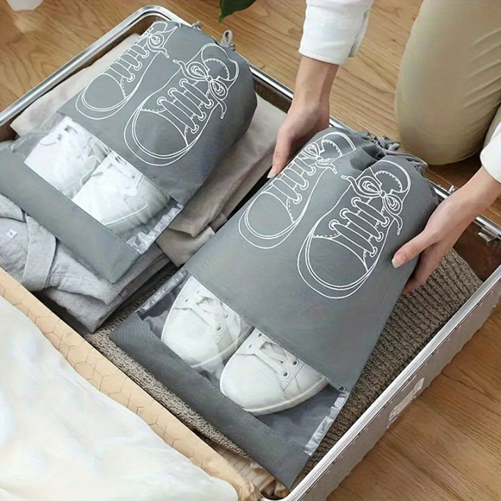 Polyester Shoe Bags with Transparent Window – Breathable and Dustproof ...