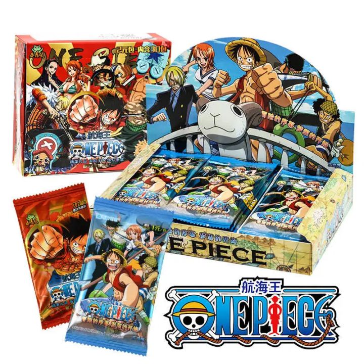 One piece Trading Cards Packs - 24 Pcs Packs Collectable Playing Cards ...