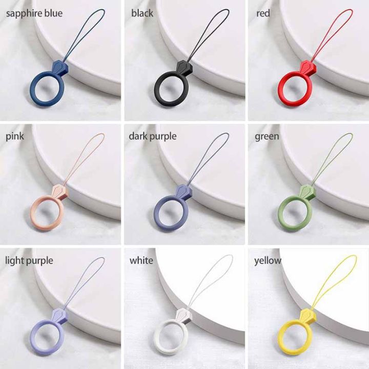 1PCS Multiple Colors Cute Silicone Wrist Strap Lanyard for Keys Mobile ...