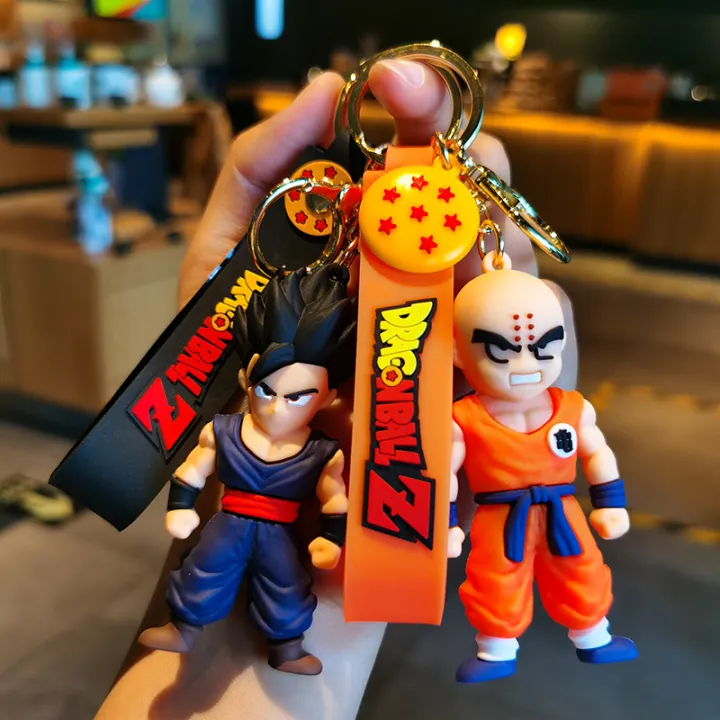 Dragon Ball Keychain Fashion Jewelry Son Goku Vegeta Piccolo Action ...