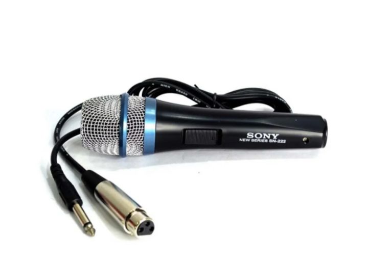 SONY Professional Dynamic Microphone For Vocal/Karaoke SN-222 Wire MIC ...