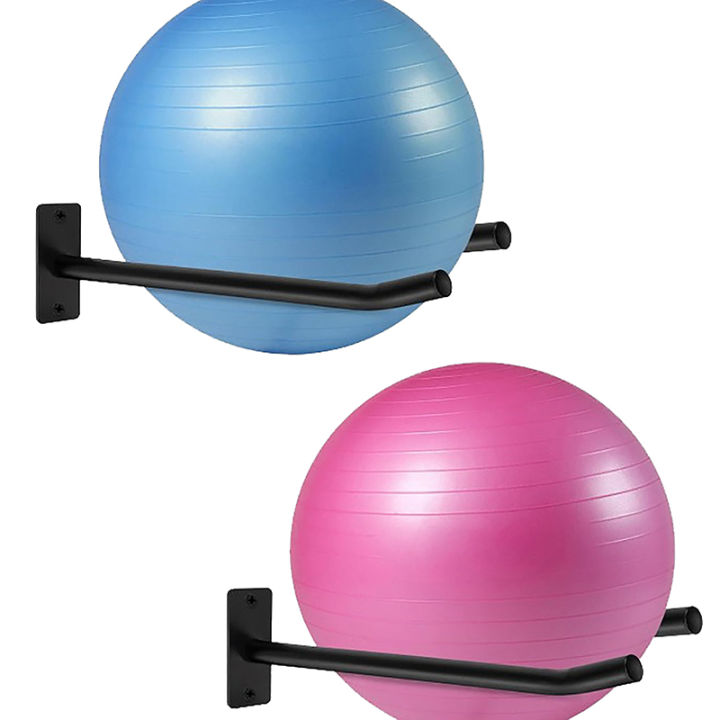 2Pcs Metal Ball Holder Exercise Ball Wall Rack For Gym Garage Studio ...