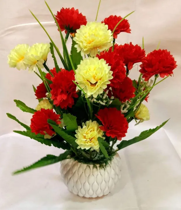Artificial Flower with vase for decoration | Daraz.com.bd
