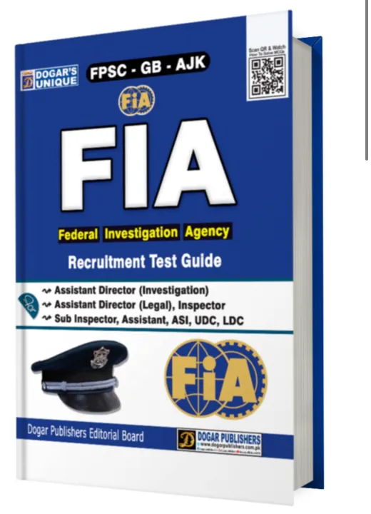 FIA || FEDRAL INVESTIGATION AGENCY || ASSISTANT DIRECTOR (INVESTIGATION ...
