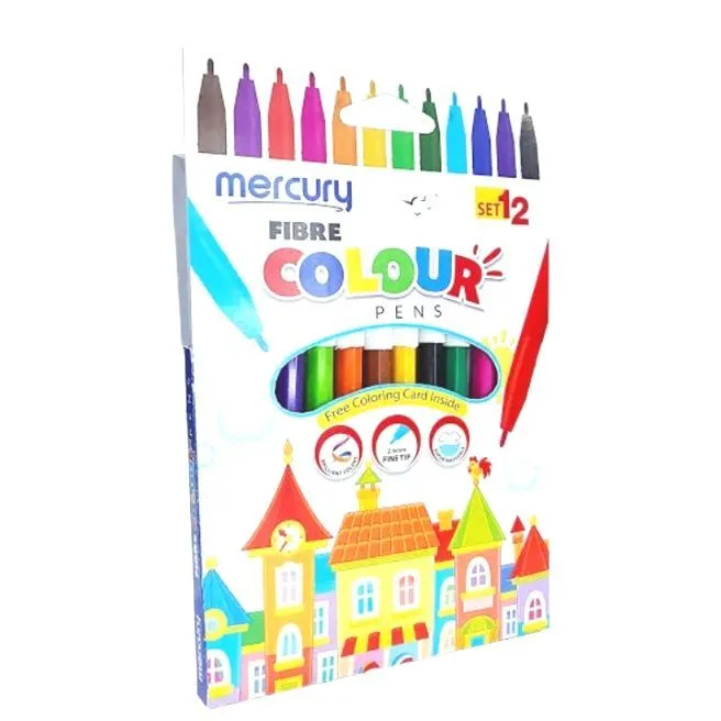 mercury 12 colours markers | Daraz.pk