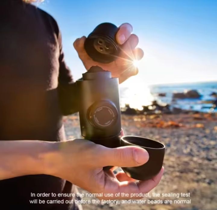 Travel Outdoor 140ml Espresso Coffee Maker Mini Hand Press Manual Coffee Machine Portable ...