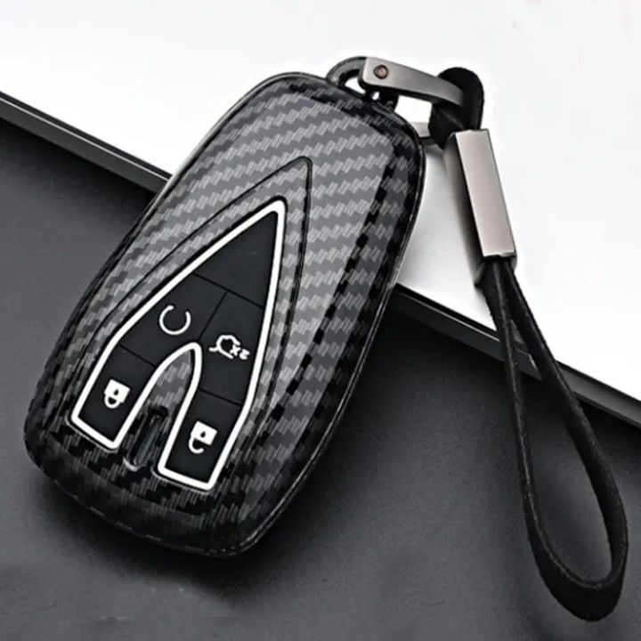 changan oshan x7 key cover carbon fiber | Daraz.pk