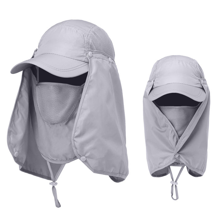 Fishing Cap Outdoor Sport Hiking Visor Hat UV Guard Face Neck Cover ...