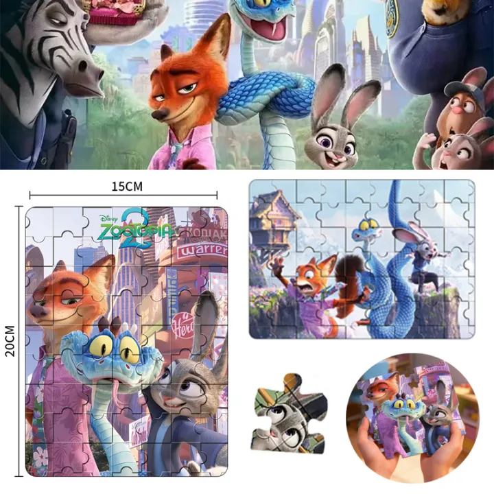 HOT Toys Disney Zootopia 2 3D Jigsaw puzzle Board Game JUDY NICK ...