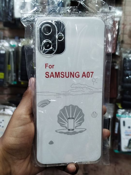 Samsang Galaxy A07 ANTI Dust pro jelly silicon cover soft Tpu case ...