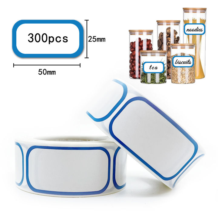 300Pcs Removable Freezer Labels,1 x 2 Inch Food Storage Stickers,Self ...