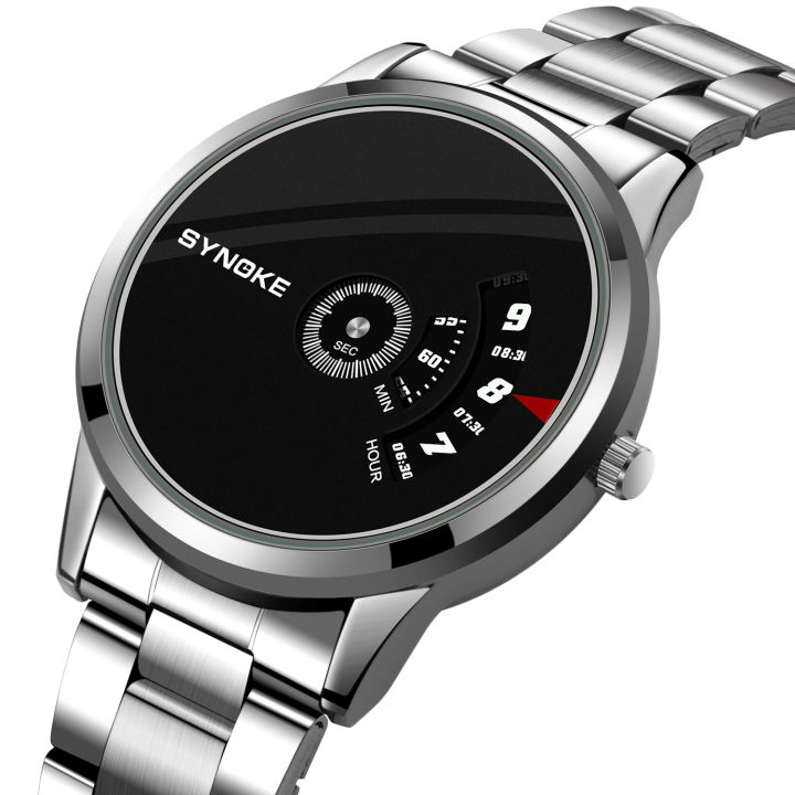 Men Quartz Wrist Watch Full Steel Waterproof Wristwatches Male Creative ...