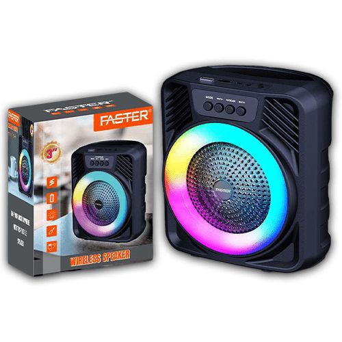 Faster Wireless Bluetooth Speaker with RGB Lights FS-066 – Portable ...