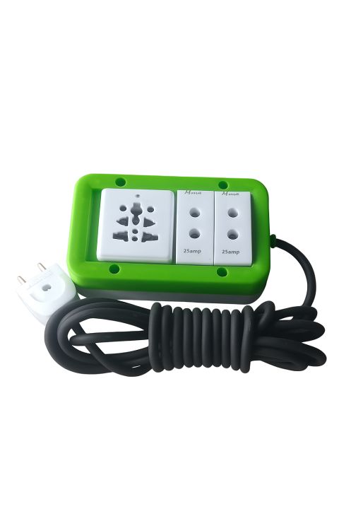 Universal Multi Plug Extension Board – 3 Sockets with Heavy Duty Wire ...