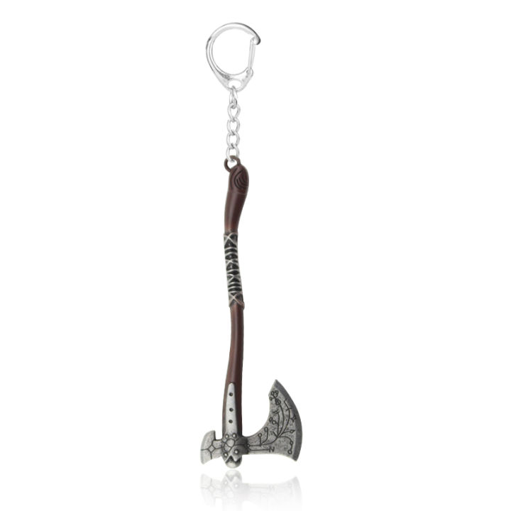 Game God of War 5 Ragnarok Keychains Hammer Mjolnir Kratos Blades of ...