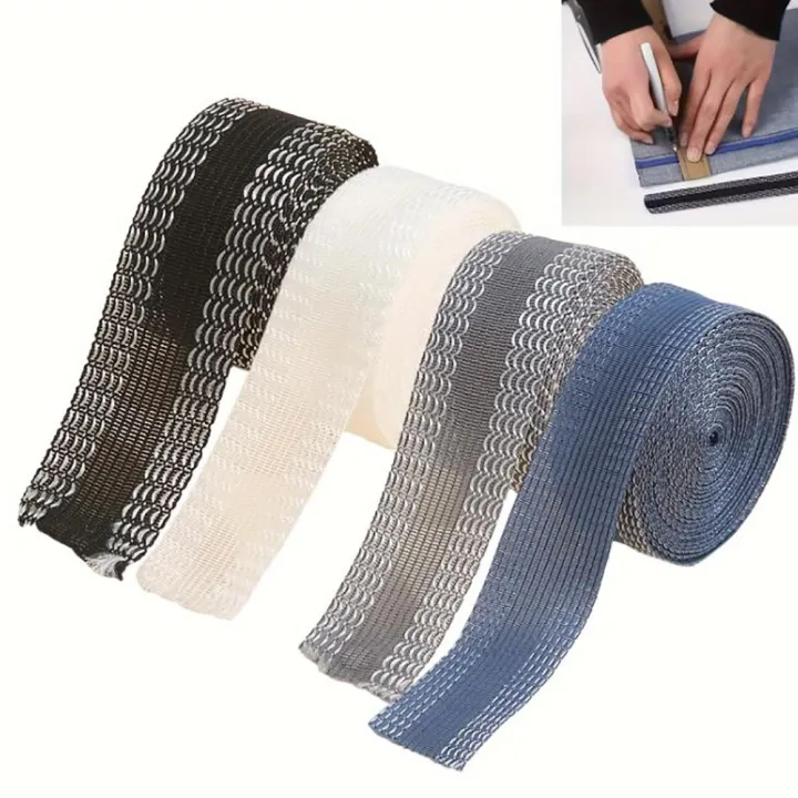4-Pack 2M Self-Adhesive Pant Mouth Paste Pants Edge Repair Iron-On Hem ...