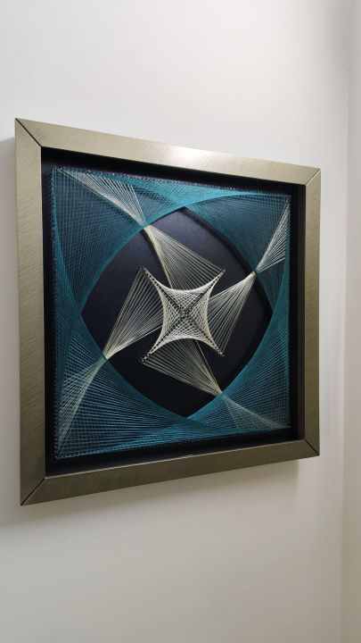 Beautiful String art wall hanging item | Completely handmade wall ...