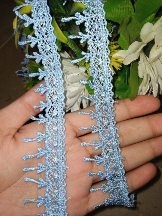 GpO new design lace for kurties ,frock, damman, dhuppta ,etc 2 yard ...