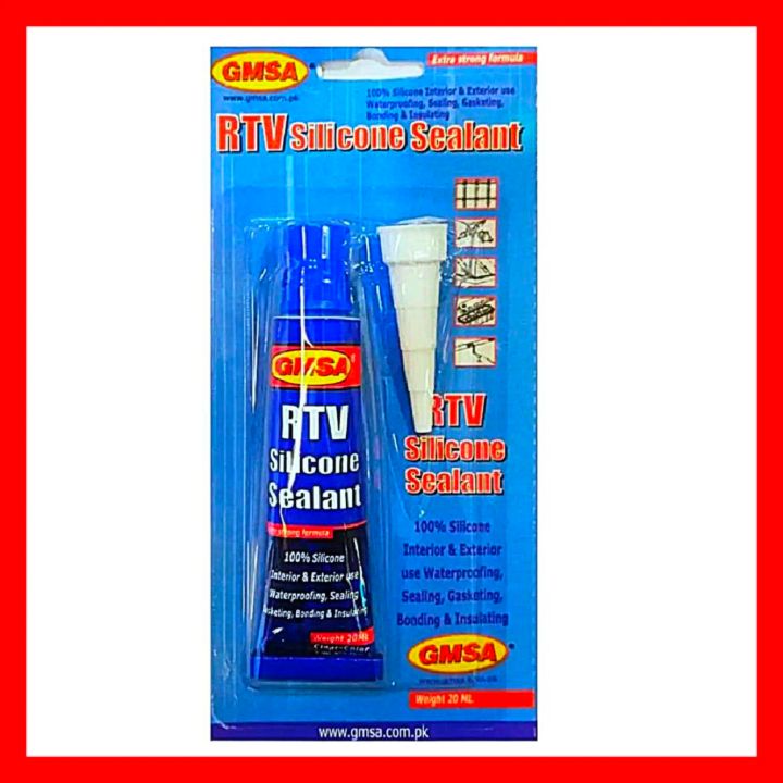 GMSA RTV Silicone Sealant 20ML & 50ML Tube (Transparent Clear)- Best ...