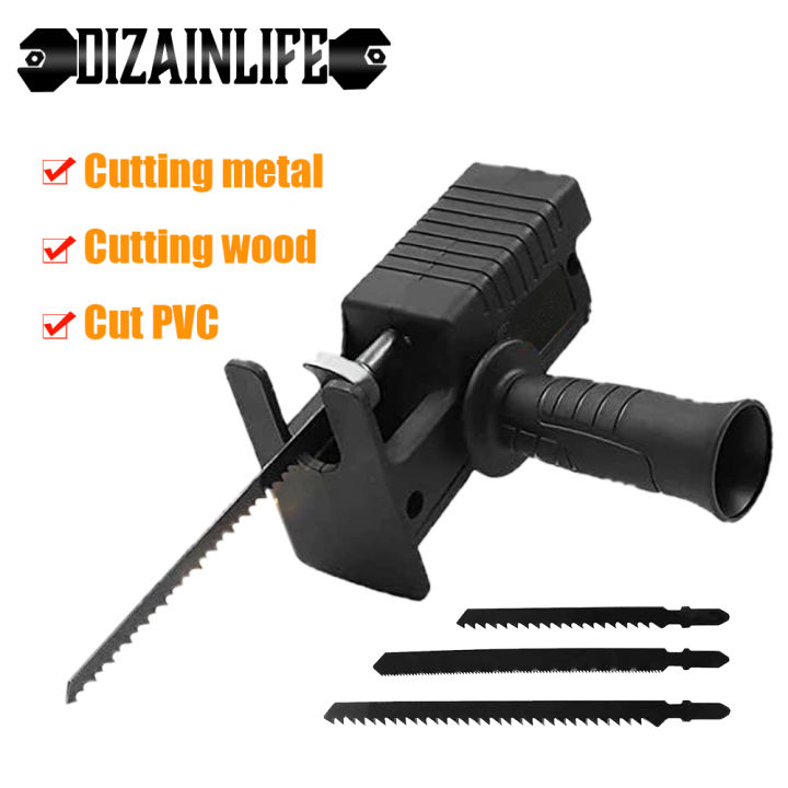 Portable Reciprocating Electric Saw Adapter Cordless Electric Drill ...