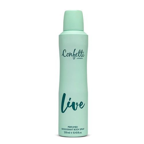 CONFETTI London Live Perfumed Deodorant Body Spray 250ml | Daraz.lk