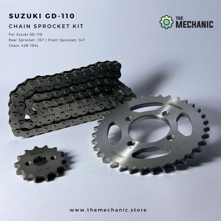 Chain Sprocket Kit Suzuki GD 110 | Daraz.pk