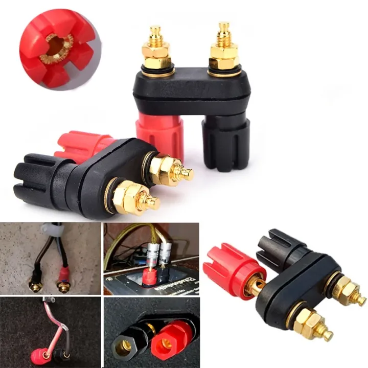 Speaker Banana Plug Binding Post Terminal Connector Banana Socket Dual ...