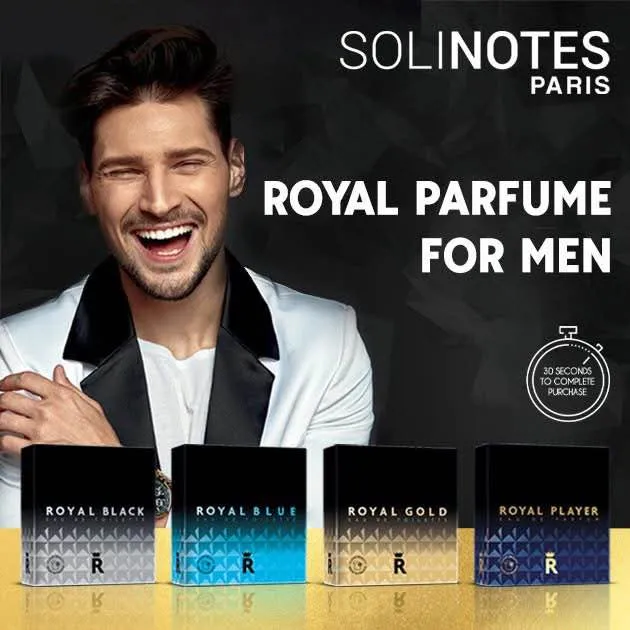 Solinotes Royal Perfume for Men 100ml | Shop.com.mm